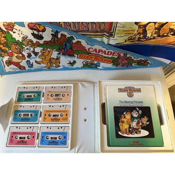 Worlds of Wonder | Toys | Teddy Ruxpin Works Original Box Map Book Tape ...